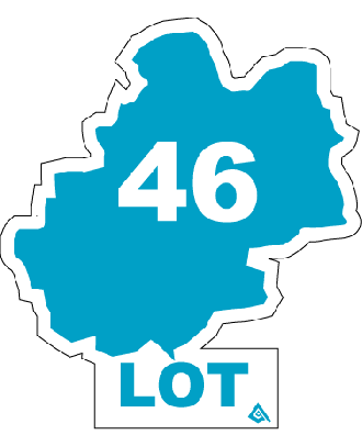 Autocollant 06 département des Alpes Maritimes - Autosignalétique