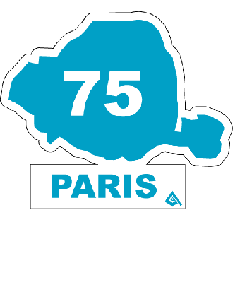 Autocollant 78 département des Yvelines - Autosignalétique